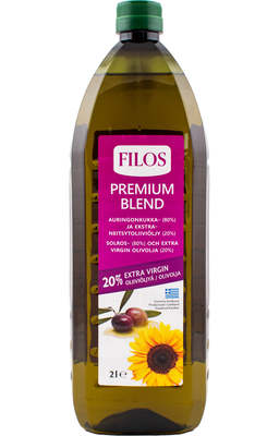 Filos Premium Blend sunflower- and extra virgin olive oil 2l - Gavrielides